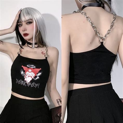 Jual Sexy Halter Neck Crop Tank Top 8644 Sml Shopee Indonesia