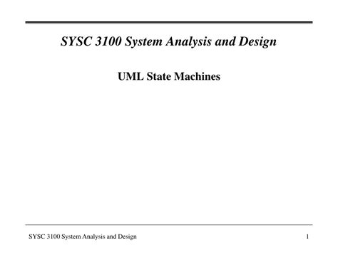 Ppt Sysc System Analysis And Design Powerpoint Presentation
