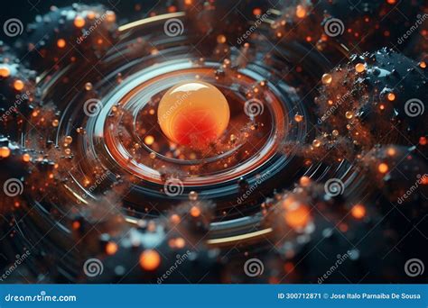 Dynamic Interplay Of Mathematical Symbols Stock Illustration