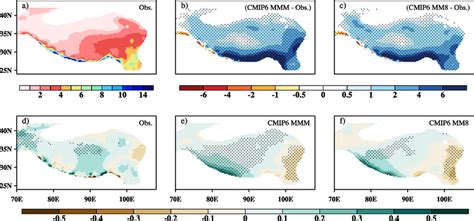 Spatial Pattern Of Climatological Mean Jja Precipitation Mmday A