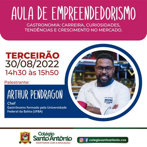 PROJETO EMPREENDENDO VIDA NAS ESCOLAS Colégio Santo Antônio