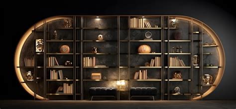 Premium Photo The Exquisite Artistry Of The Customizable Modular Bookshelf System