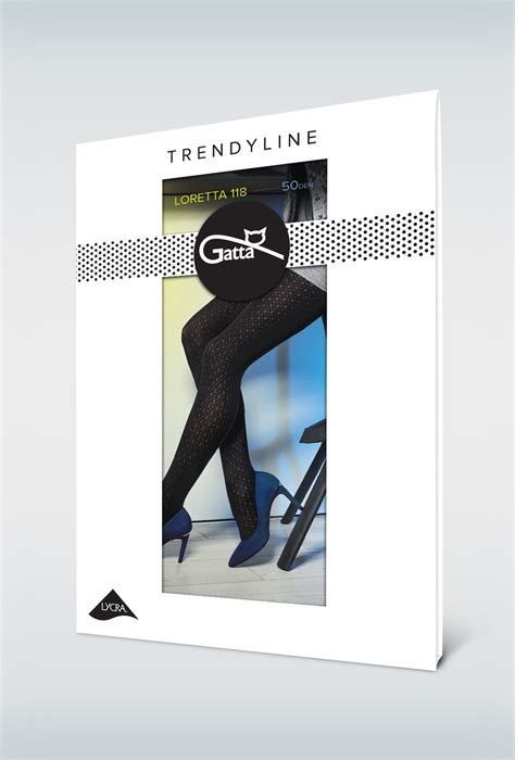 Opaque Patterned Microfiber Tights 50 Denier Loretta 118 Gatta Wear