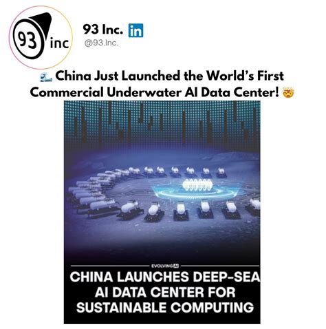 Underwaterdatacenter Airevolution Deepseek Chinatech Ai