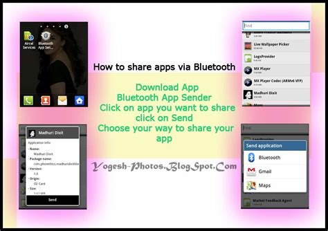 Photos How To Share App Via Bluetooth