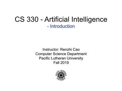 PDF CS 330 Artificial Intelligencecaora Cs330 Materials Fall2019