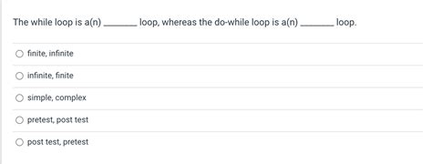 Solved The Statement Causes A Loop To Terminate Early A Chegg