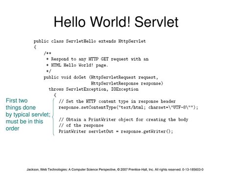 Chapter 6 Server Side Programming Java Servlets Ppt Download