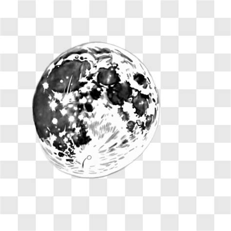 Descarga Dibujo Educativo De La Luna Para Niños Y Artistas Sketches En