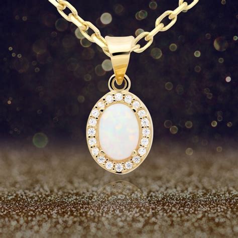 Nowa złota zawieszka z opalem 14K 585 90055284 MOZ 13175389196 Allegro pl