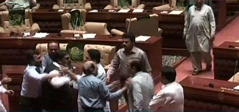 Brawl Erupts Between Ppp Mqm In Sindh Assembly