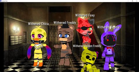 Withered Animatronics In Gacha Club Style Rdawko
