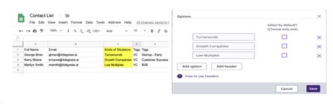 How To Successfully Import Contacts Via Csv File Into 4degrees