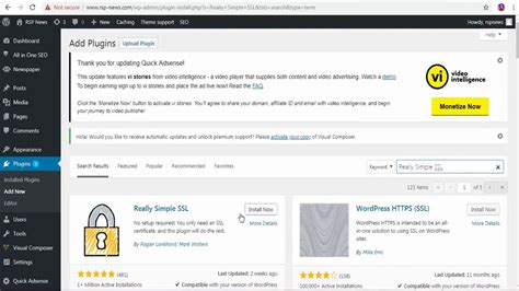 how to put ssl certificate on wordpress website 2019 youtube