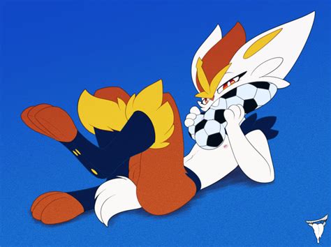 Rule 34 Anthro Ball Bite Blue Background Bmbrigand Buckteeth