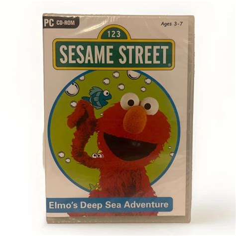 Sesame Street Elmos Deep Sea Adventure Pc Cd Rom 2001 Brand New Sealed 24 95 Picclick Au