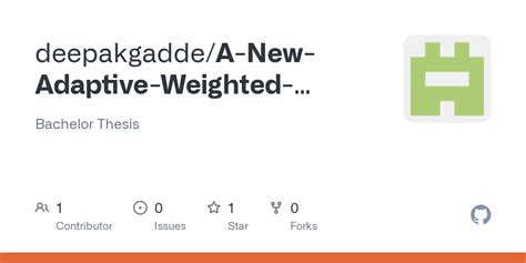 github deepakgadde a new adaptive weighted algorithm for salt and