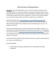SPSS Data Analysis Graphing Assignment Pdf SPSS Data Analysis Graphing Assignment