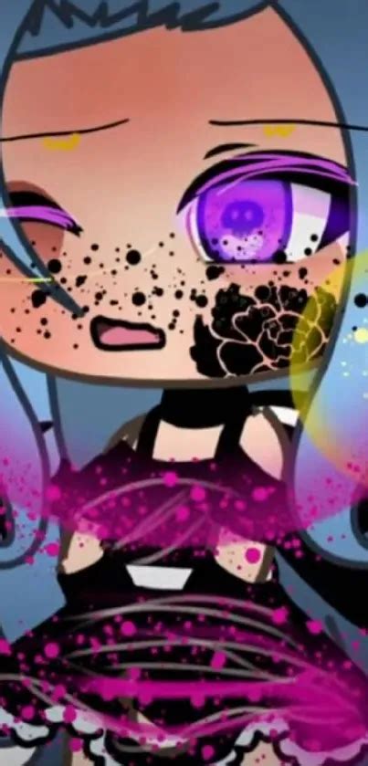 Vibrant Anime Style Mobile Wallpaper Free Download