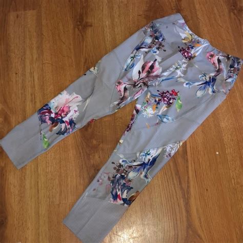 Pants And Jumpsuits Floral Performance Capri Leggingsyoga Pants Poshmark