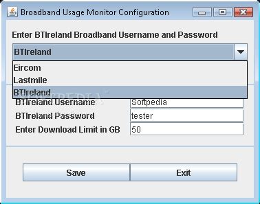 Broadband Usage Monitor Ireland Download Softpedia