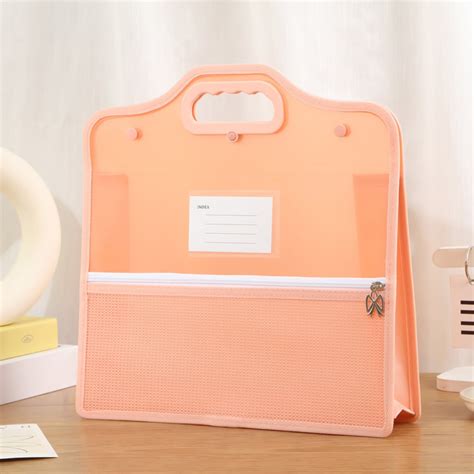 Goohaewaterproof Document Bag Expanding File Folder 300 Page Capacity Labeled Sections