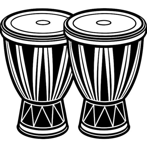 African Hand Drum Or Bongo Drum Percussion Instrument Bongo Drum Icon