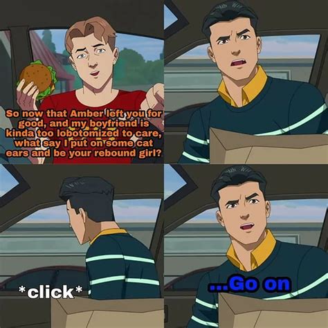 William Clockwell X Mark Grayson Invincible Marvel Quotes Really