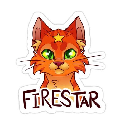 Firestar Warriors Headshot Sticker For Sale By Alicialynne Warrior