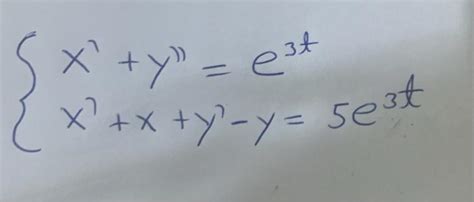 solved use the elimination method by means of the operator d