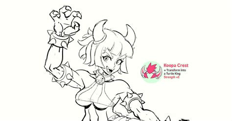 Monstergirl Bowser Fortune Supersatansonのイラスト Pixiv