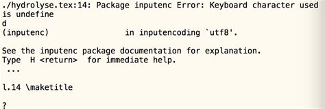 Input Encodings Special Characters Doesn T Work With Usepackage Utf8