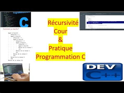 récursivité cour et pratique YouTube