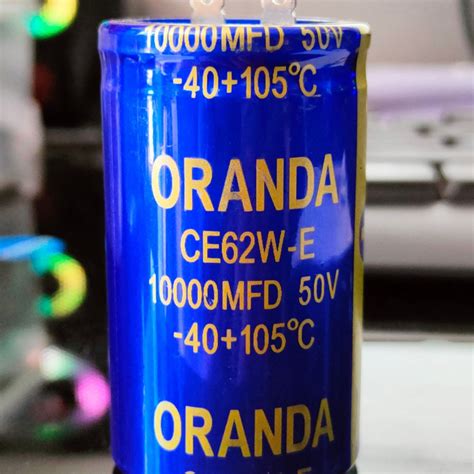 Jual Kapasitor Elco 10000uF 50V Oranda Rayden Capacitor Cap High