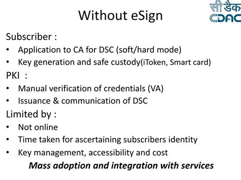 Digital Signature And Esign Overview Ppt