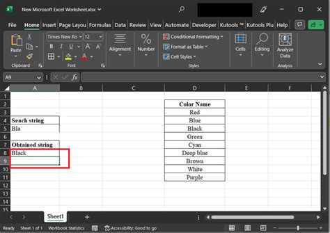 how to look up partial string match in excel