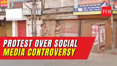 Kolhapur Maharashtra Protest Over Social Media Message Turns Violent
