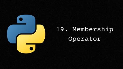 python membership operator bahasa indonesia youtube