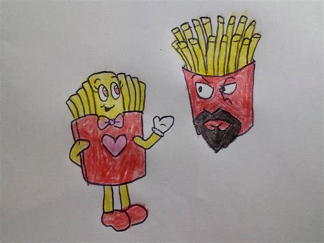 Frenchie The Fry Girl Meets Frylock By Lelan B Keeton On Deviantart
