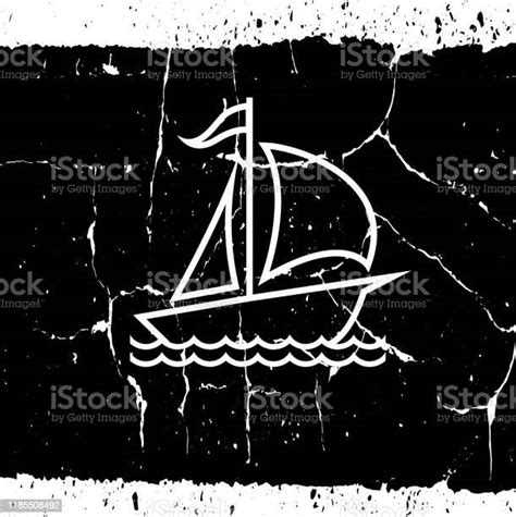 水上圖示中的帆船向量圖形及更多交通方式圖片 交通方式 單線 圖示 Istock