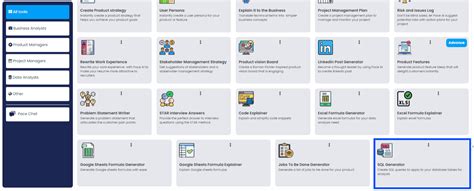 Sql Generator Paceai