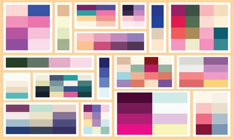 Collection Of Wedding Colour Pallet 14827151 Vector Art At Vecteezy
