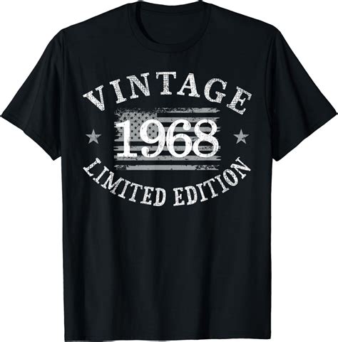56 Years Old Vintage 1968 Limited Edition 56th Birthday T Shirt