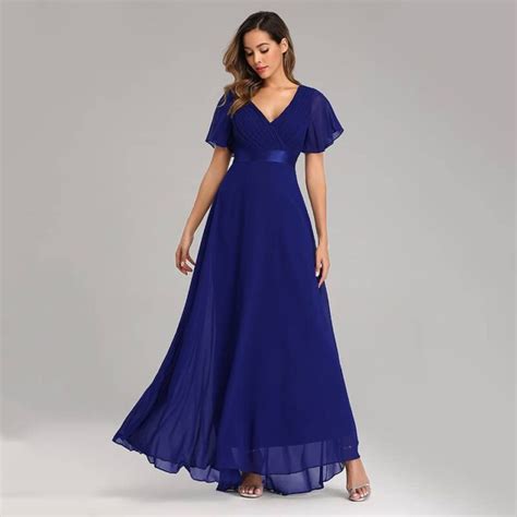 Robe de Soirée Bleu Électrique La Robelière