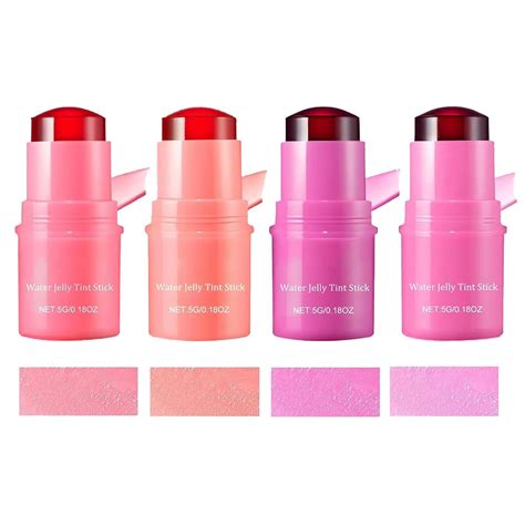4 Pcs Milk Cooling Water Jelly Tint Multi Function Milk Jelly Blush