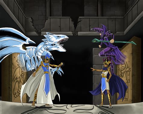 Yu Gi Oh Atem Vs Seto By Fullmetalstella On Deviantart