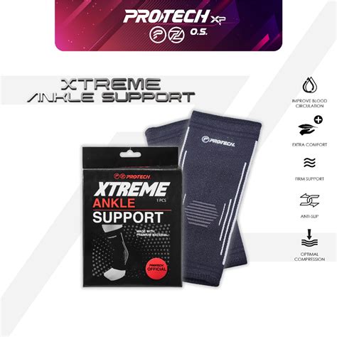 Protech Xtreme Lightweight And Breathable Ankle Support 1 Pcs Shopee