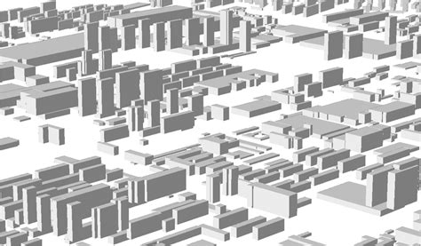 Extracted Results Of Buildings Three Dimensional Information