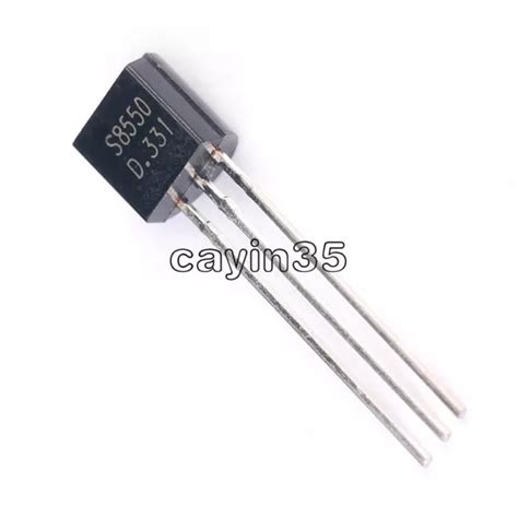 50 Stck S8550 S8550d To92 Transistor Pnp 25 V 1 5 A Bis 92 Neu Eur 1