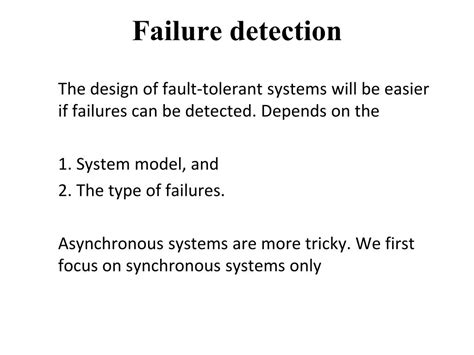 PPT Failure Detection PowerPoint Presentation Free Download ID 6258021